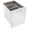 BLAZE 20" Roll Out Double Trash Recycle Bin – Grill Collection