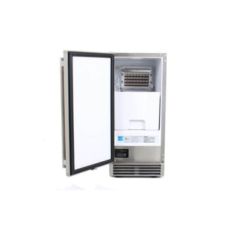 BLAZE 50 lbs. 15" Outdoor Rated Ice Maker With Gravity Drain – Grill ...