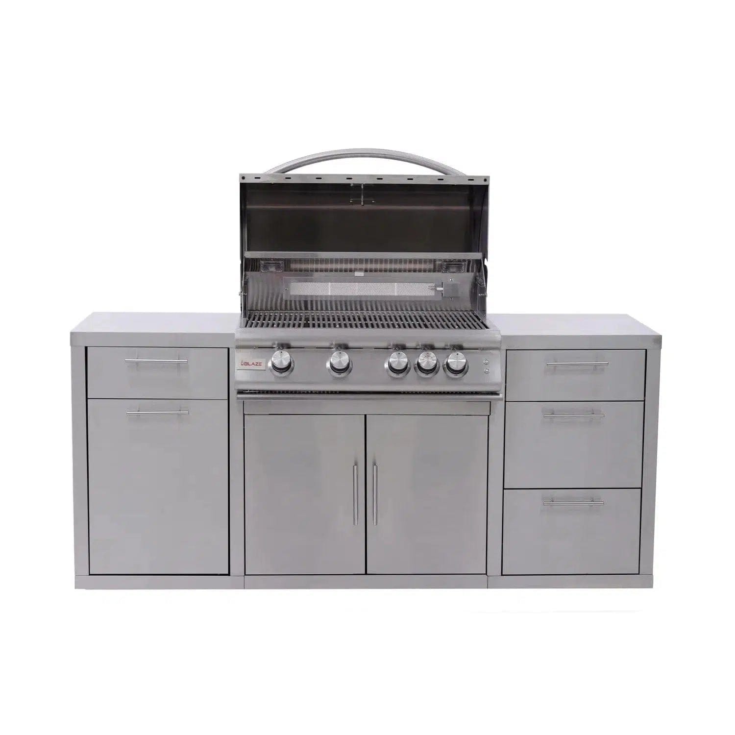 BLAZE BBQ Island with 32" 4-Burner Natural Gas Grill – Grill Collection