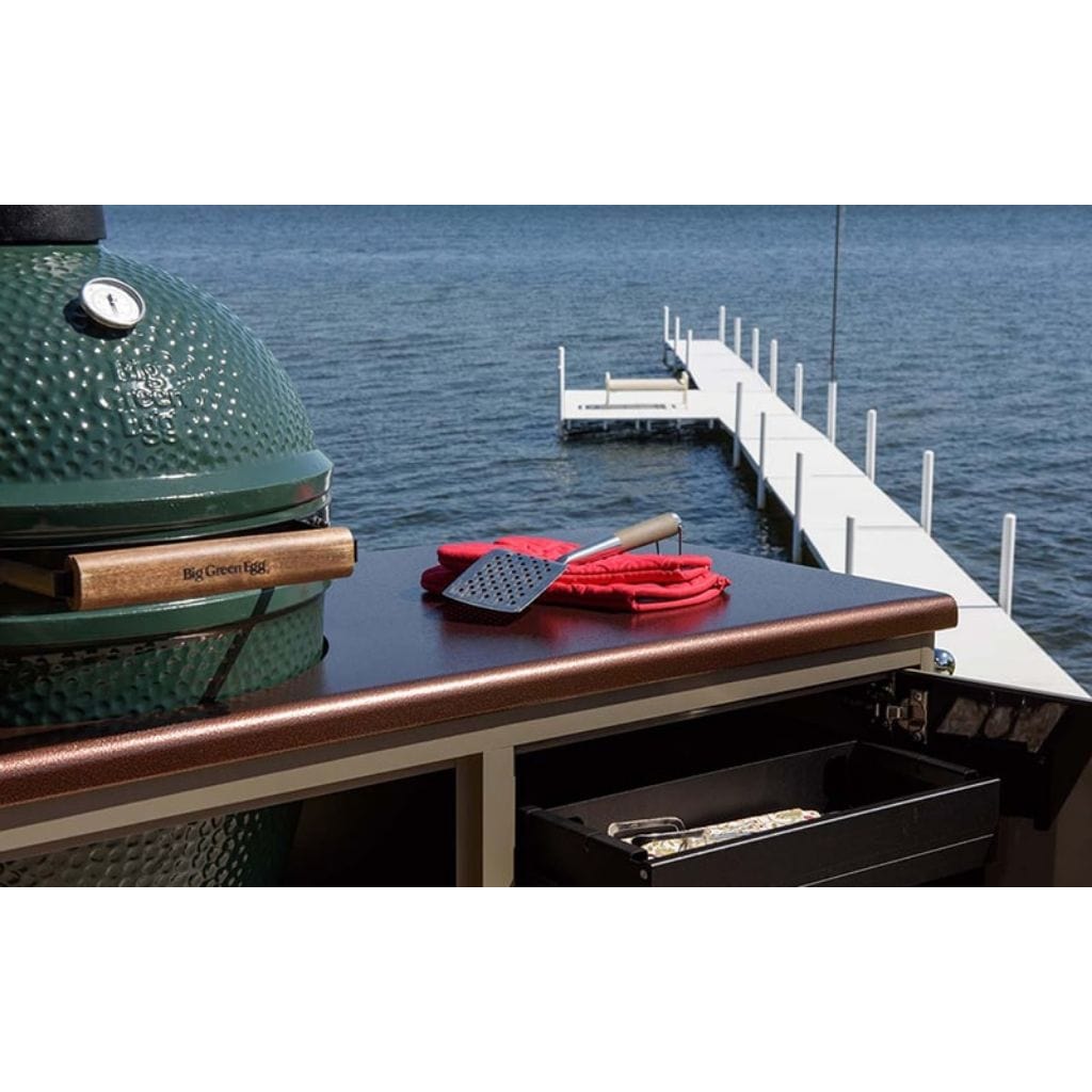 Challenger Designs 24″ Stainless Steel Torch Ceramic Kamado Grill Cart ...
