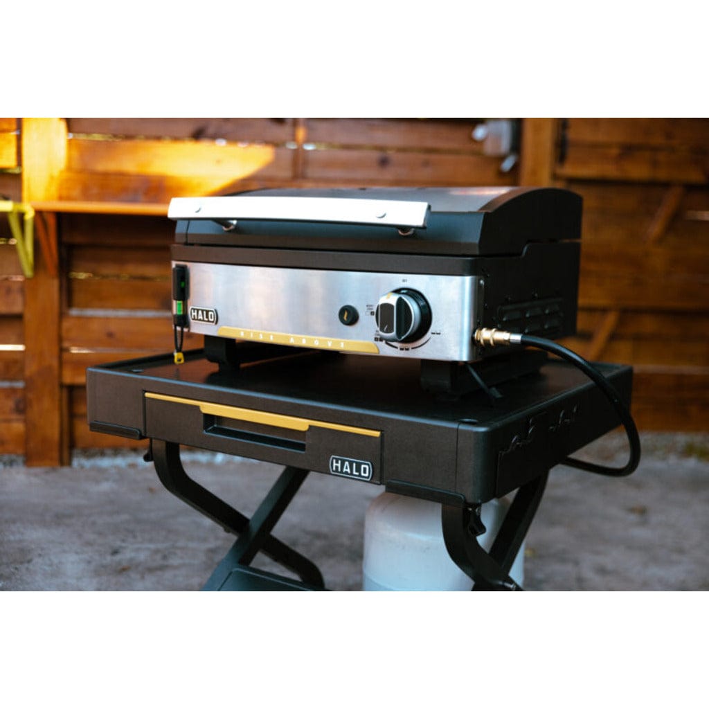 Halo Elite 1B Dual Zone Single Burner Outdoor Countertop Gas Griddle ...