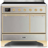 ILVE 40” 6-Burners Majestic II Series Freestanding Electric Range with ...