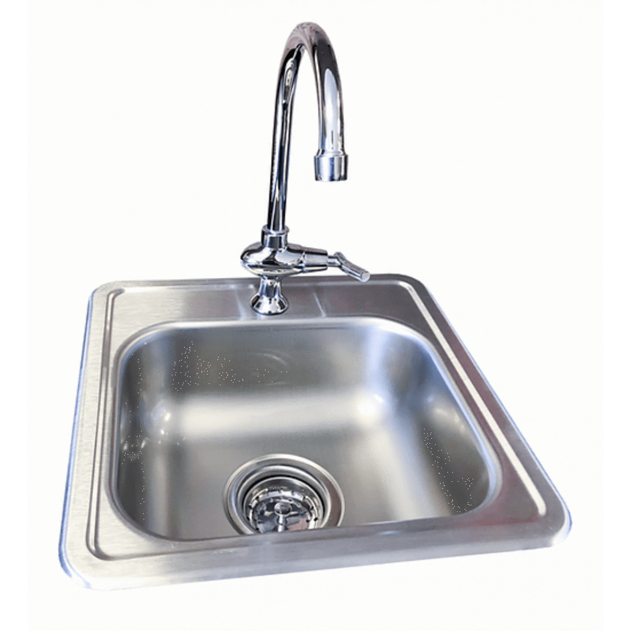 KOKOMO GRILLS 15 SS Kitchen Sink | KO-SINK | Outdoor Kitchen Sink ...