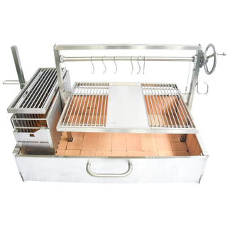 Tagwood BBQ 48" BBQ25SS All Stainless Steel XL Argentine Built-In Wood ...