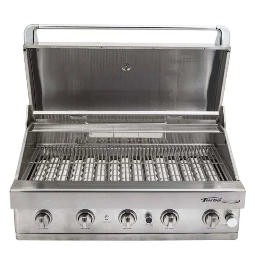 Turbo 38″ 5-Burner Elite Built-In Propane Gas BBQ Grill – Grill Collection
