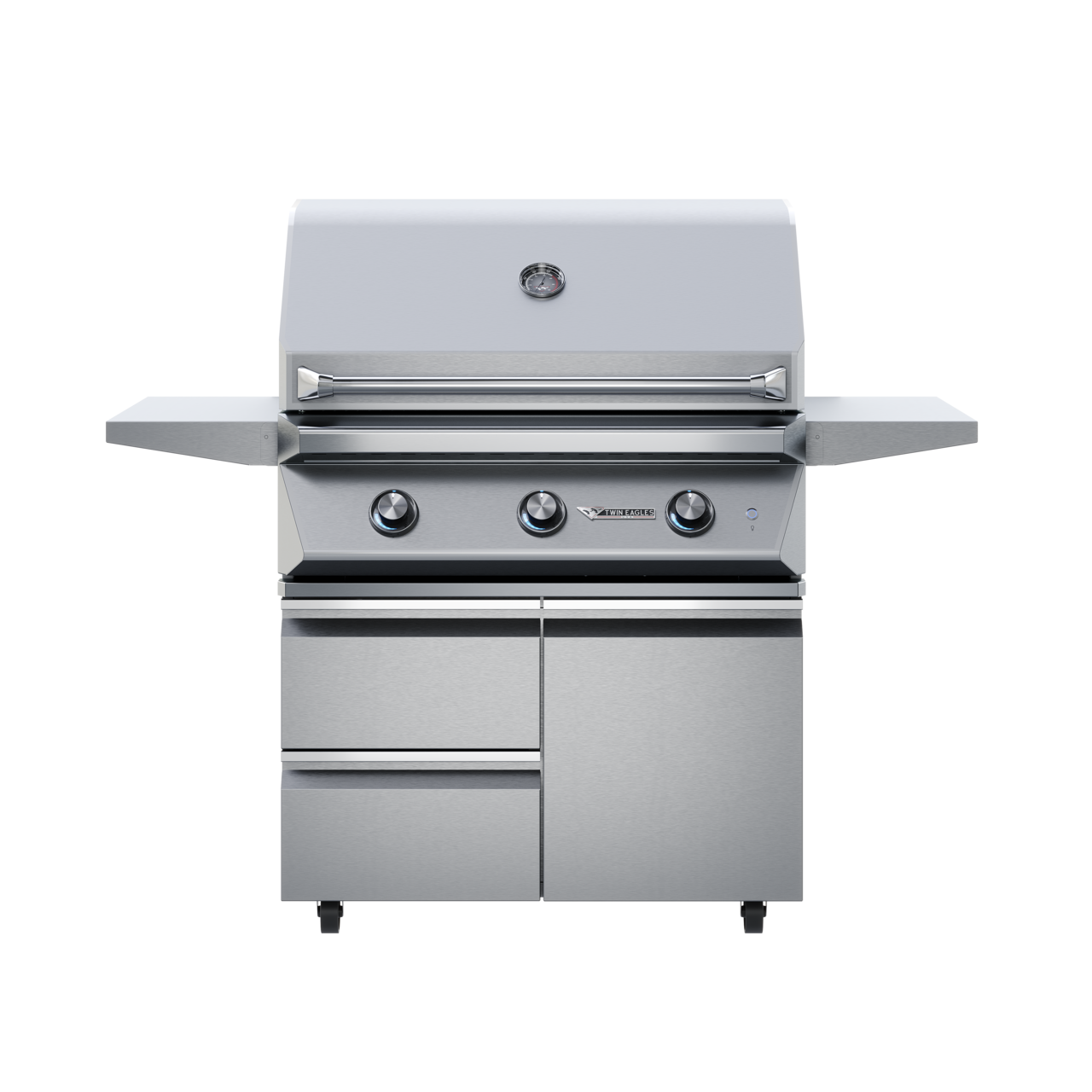 Twin Eagles 36" Stainless Steel Gas Grill Base with Storage Drawers ...